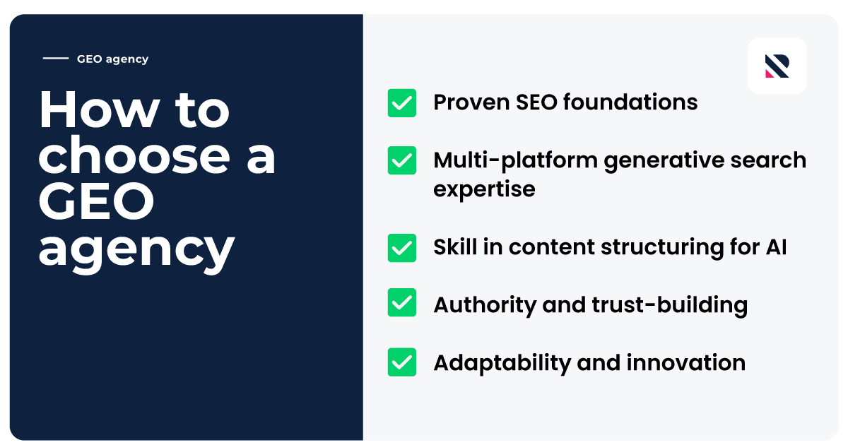 How to Choose a GEO Agency | Reboot Online